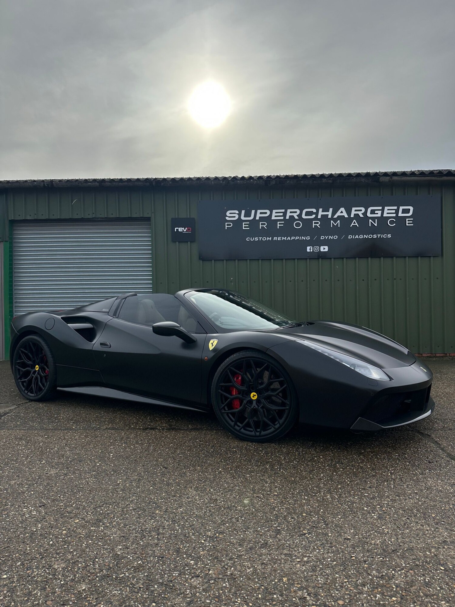 Ferrari 488 Goes Satin Black in Suffolk! - Supercharged Performance ...